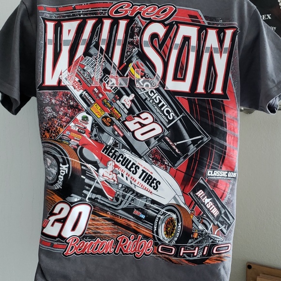 Gildan | Shirts & Tops | Signed Sprint Car Greg Wilson Shirt | Poshmark